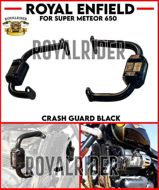 ROYAL ENFIELD &CRASH GUARD, BLACK" For Super Meteor 650 $188.99 ...
