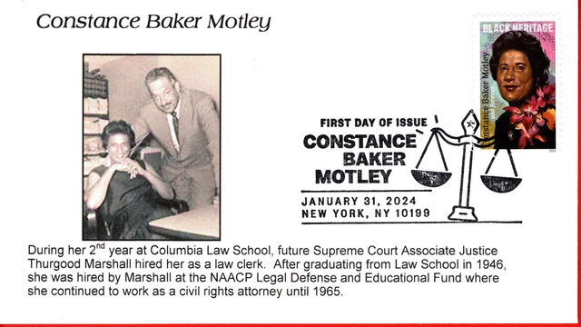 CONSTANCE BAKER MOTLEY, histoire des Noirs, Thurgood Marshall EUR 4,87 - PicClick FR