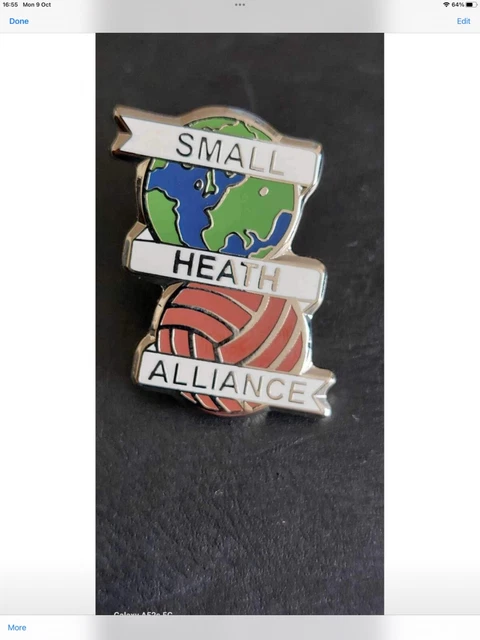 BIRMINGHAM CITY FOOTBALL Club. Badge. Small Heath Alliance £3.00 ... BIRMINGHAM CITY FOOTBALL Club. Badge. Small Heath Alliance £3.00 ...