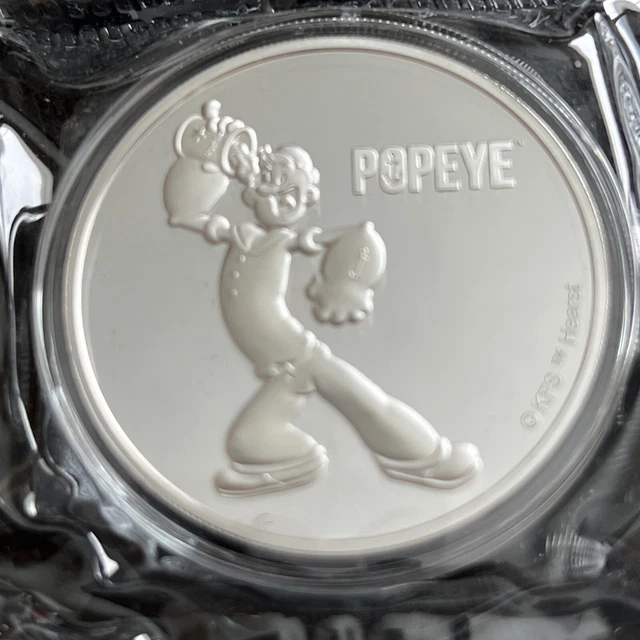 2024 FIJI POPEYE the Sailor man 1 oz silver coin 5000 Mintage In ...