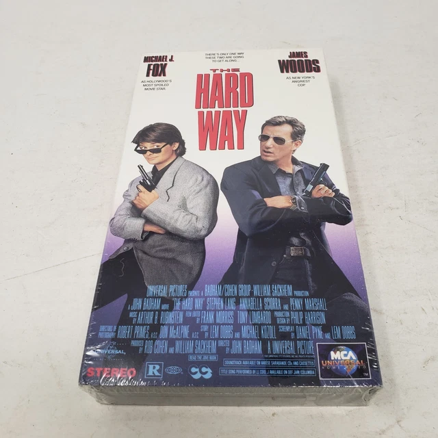 THE HARD WAY Movie VHS Tape Brand New Factory Sealed Watermarks Movie ...