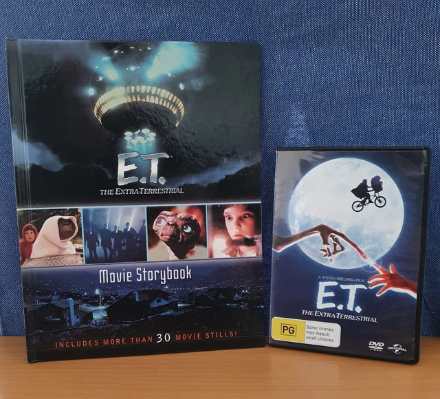 VINTAGE E.T THE Extra Terrestrial Movie Storybook 2002 + E.T. DVD $29.95 - PicClick AU