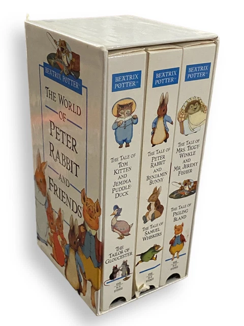 BEATRIX POTTER VHS Box Set of 3 The World of Peter Rabbit and Friends ...