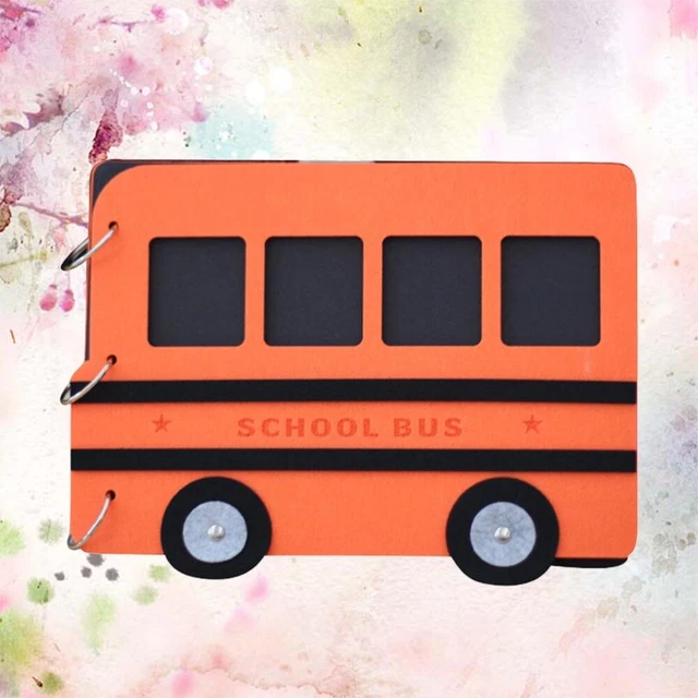 ADMISSION CHILD FELT Bus Photo Books Kids Album Insert Commemorative £ ...