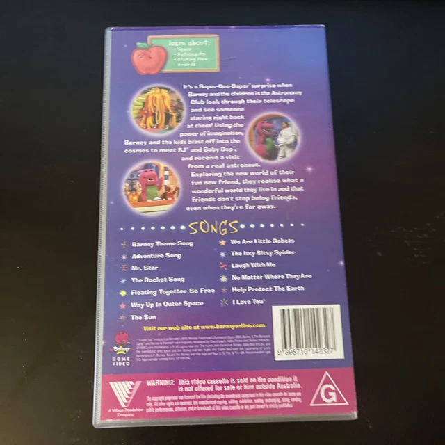 BARNEY IN OUTER Space (VHS, 1999) PAL £12.14 - PicClick UK
