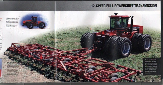 CASE IH STEIGER "9300 Series" Articulated Tractor Brochure Leaflet £7. ...