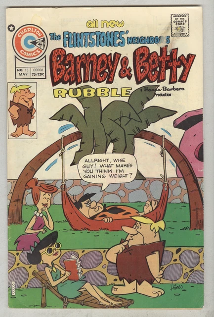 Flintstones Neighbors Barney And Betty Rubble 13 May 1975 Vg 3 99