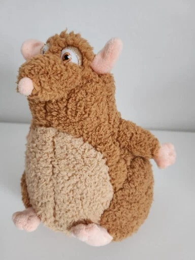 DISNEY PIXAR RATATOUILLE Emile Fat Rat Soft Toy Plush Bean Bag Walt ...