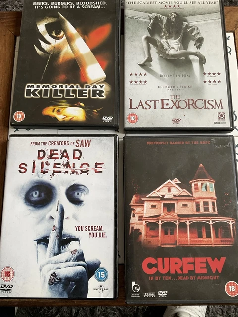 HORROR-DVDS-MEMORIAL DAY KILLER-THE Last Exorcism-Dead Silence-curfew ...