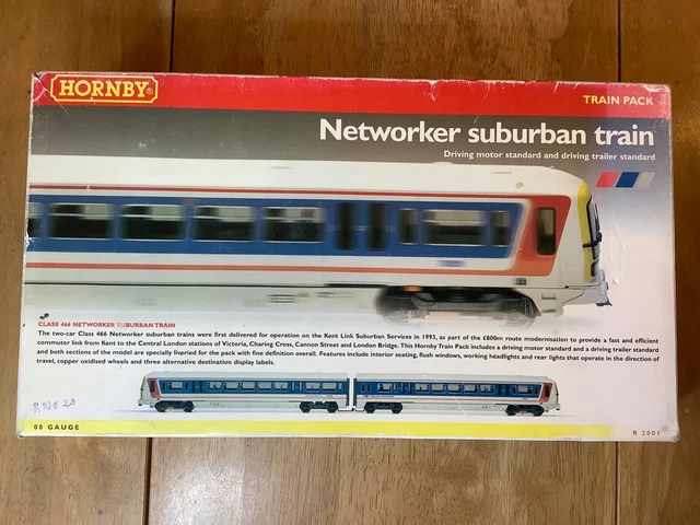 HORNBY R2001 NETWORK Southeast Class 466 Kent Link Networker 2 Car EMU ...