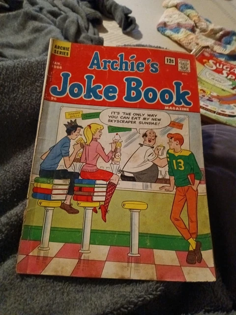 ARCHIE'S JOKEBOOK MAGAZINE #96 Archie comics 1966 ice cream sundae ...