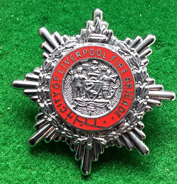 CITY OF LIVERPOOL FIRE BRIGADE Cap Badge £12.50 - PicClick UK