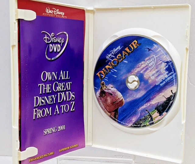 DINOSAUR DVD FILM 2001 Walt Disney Pictures Widescreen & Full Screen ...