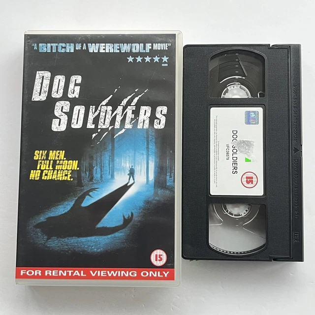 EX RENTAL BIG Box VHS Dog Soldiers 2002 British Action Horror Werewolf ...