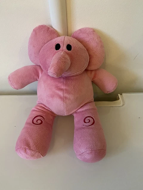 POCOYO ELLY PINK Elephant Plush Soft Toy 10” VGC £9.99 - PicClick UK