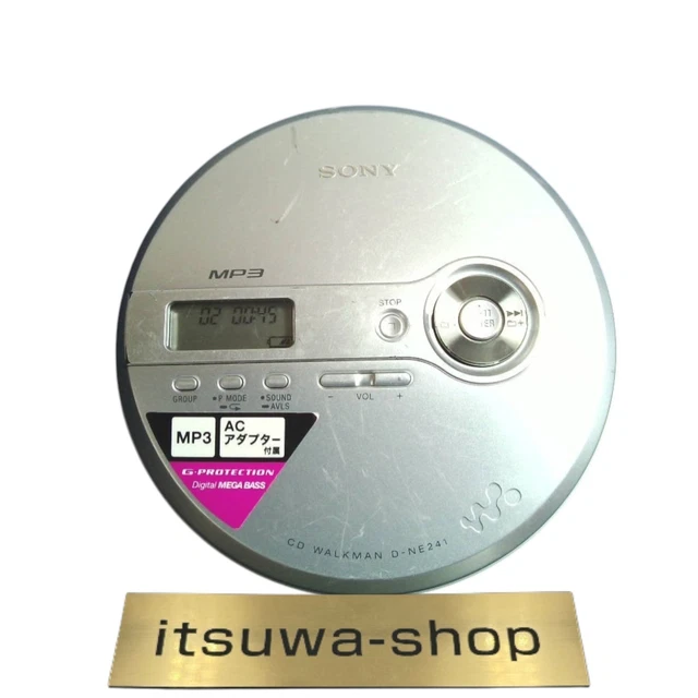 SONY CD WALKMAN MP3 compatible portable CD player D-NE241 *Fully ...