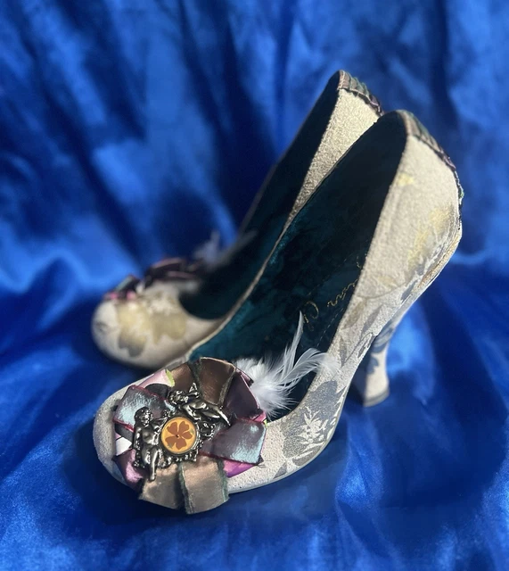 IRREGULAR CHOICE TOODLE Loo Suede Court Shoes Ladies SizeUK4 £16.32 ...