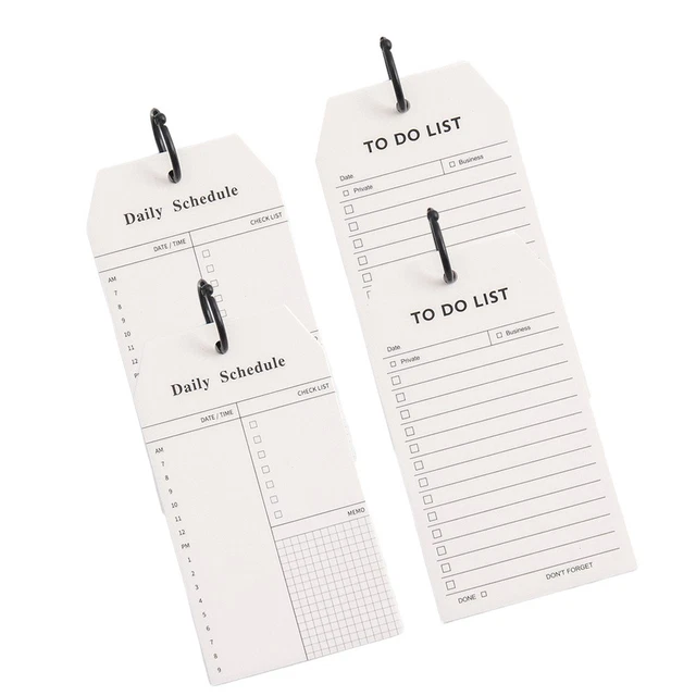 4 PCS WALL Calendar Work Schedule Planner Daily for Desktop Notepad £8. ...