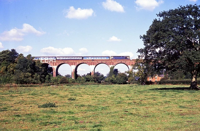 ORIGINAL MEDIUM FORMAT slide BR Diesel loco Class 33 no.33029 +rights ...
