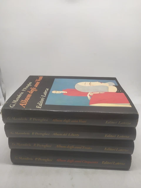 G.MASSOBRIO P-PORTOGHESI ALBUM degli anni venti trenta cinquanta liber ...