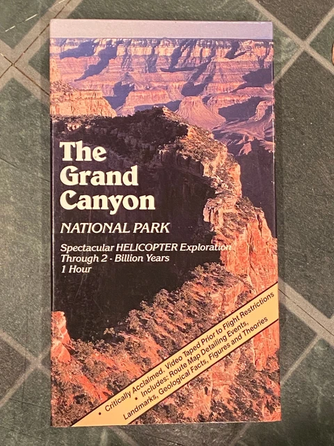 1988 THE GRAND Canyon National Park Helicopter Exploration VHS Pre ...