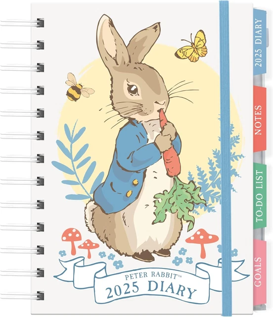 ROBERT FREDERICK PETER Rabbit Organiser Diary 2025 £10.95 - PicClick UK