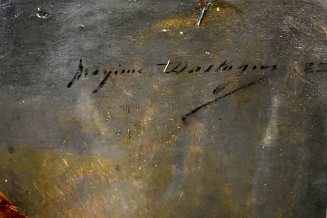 TABLEAU ANCIEN HUILE sur toile portrait de dame Maxime DASTUGUE (1851-1909) EUR 1.199,00 ...