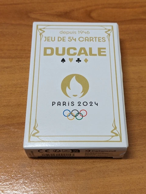 JEU DE CARTES Paris 2024 jeux olympiques - version blanche Ducale EUR ...