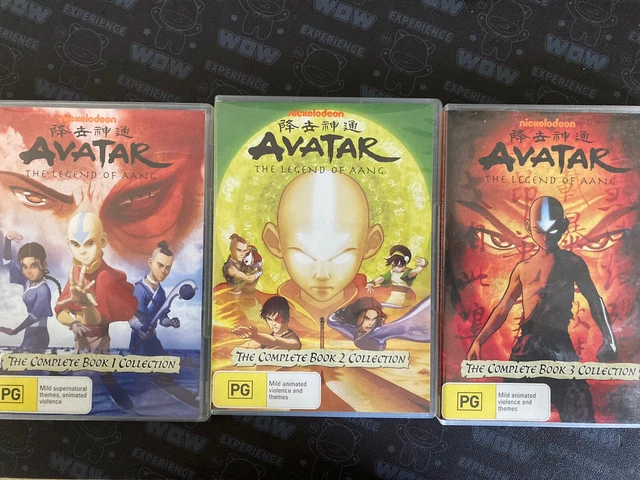 AVATAR THE LEGEND of Aang - The Complete Book 1,2,3 Collection DVD ...