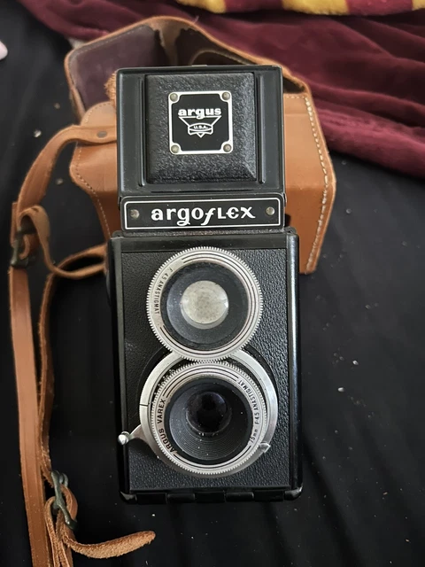 ARGUS ARGOFLEX TLR Twin Lens Camera w/ Varex 75mm F4.5 Lenses 620 PB 20 ...