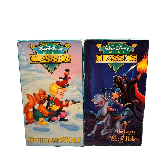 WALT DISNEY MINI Classics VHS Lot Peter And The Wolf Legend Of Sleepy ...