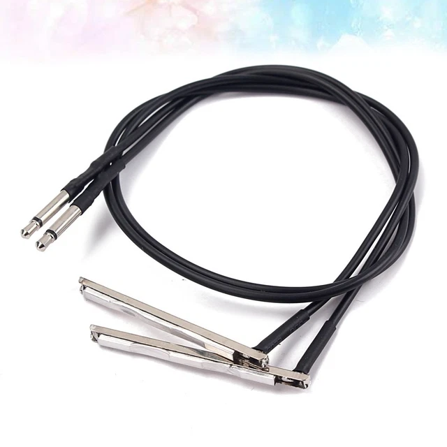 SET OF 3 Acoustic Guitar Accessories Electric Cable Piezo Pickup Bar £ ...