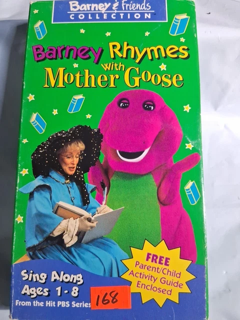 BARNEY - BARNEY Rhymes With Mother Goose (VHS, 1993) £4.62 - PicClick UK