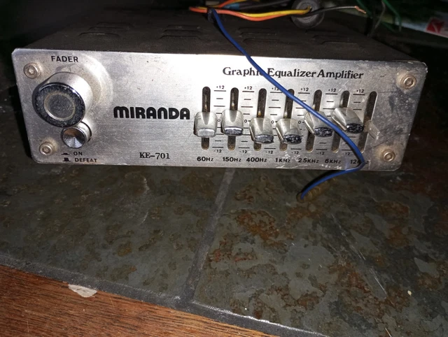 MIRANDA KE-701 EQUALIZZATORE auto d'epoca EUR 15,00 - PicClick IT