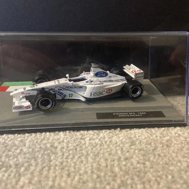 F1 CAR COLLECTION Stewart SF3 1999 Johnny Herbert 1/43 Scale Model ...
