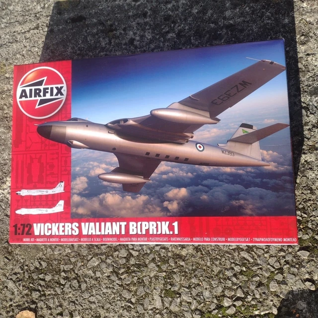 AIRFIX A11001A VICKERS Valiant B(PR)K.1 1/72 Scale Model Kit £45.00 ...