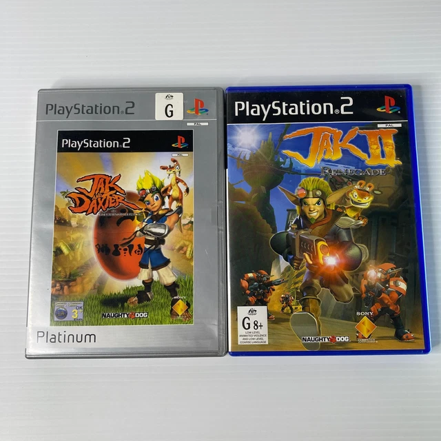 JAK AND DAXTER 1 & 2 Games Bundle (TESTED) Sony PlayStation 2 PS2 PAL ...