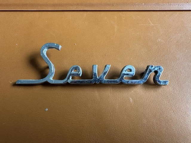 AUSTIN MINI MK1 "Mini seven” Script chrome Badge. £7.99 - PicClick UK