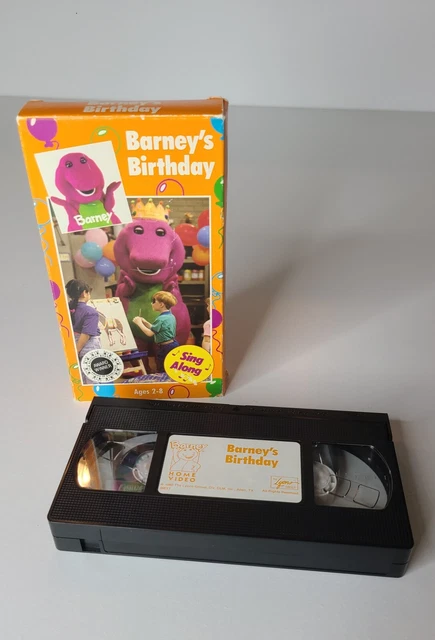 BARNEY VHS - Barney's Birthday (VHS, 1992) EUR 4,49 - PicClick DE