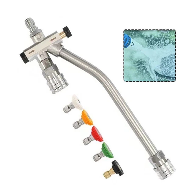 G N RATEUR DE MOUSSE nettoyeur haute pression double connecteur lance pour net EUR 34,36 ...