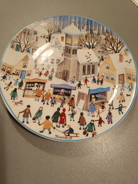 PORZELLAN TELLER WINTERMOTIVE EUR 5,00 - PicClick DE