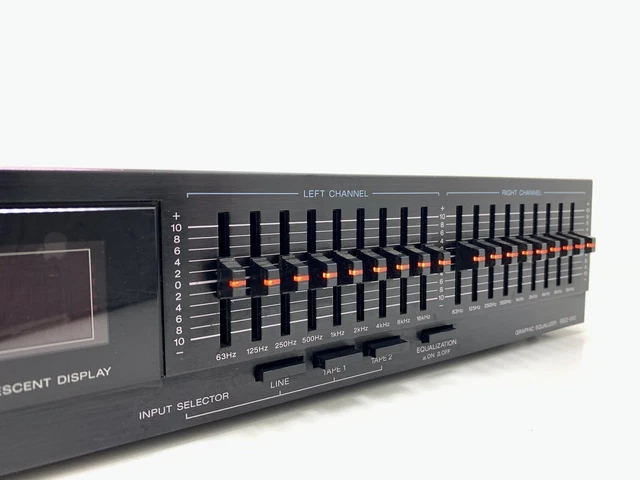 SONY SEQ-910 STEREO Graphic Equalizer Spectrum Analyzer Vintage 1986 Good Look EUR 239,99 ...