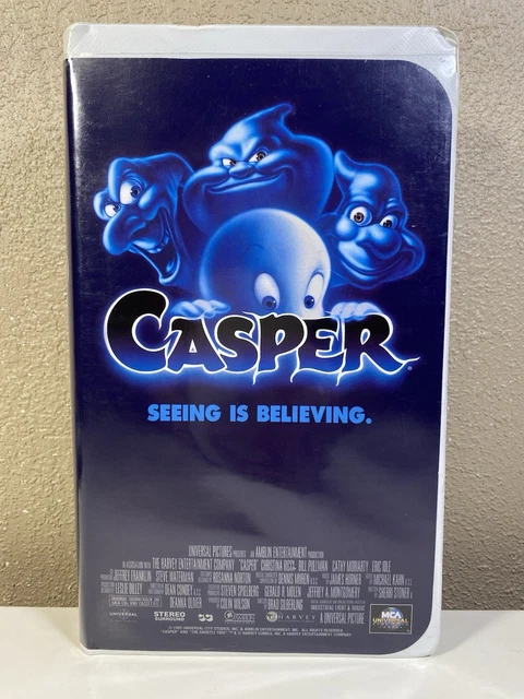 CASPER (VHS, VINTAGE 1995, Clamshell, Tested & Working) FAST SHIPPING ...