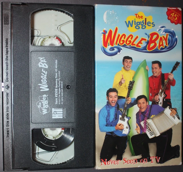 THE WIGGLES: WIGGLE BAY (vhs) Anthony, Jeff, Murray, Greg. VG. Rare ...