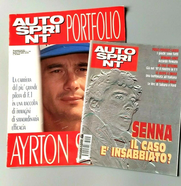 AYRTON SENNA &PORTFOLIO - La Carriera" Autosprint + Senna il caso è insabbiato? EUR 9,90 ...
