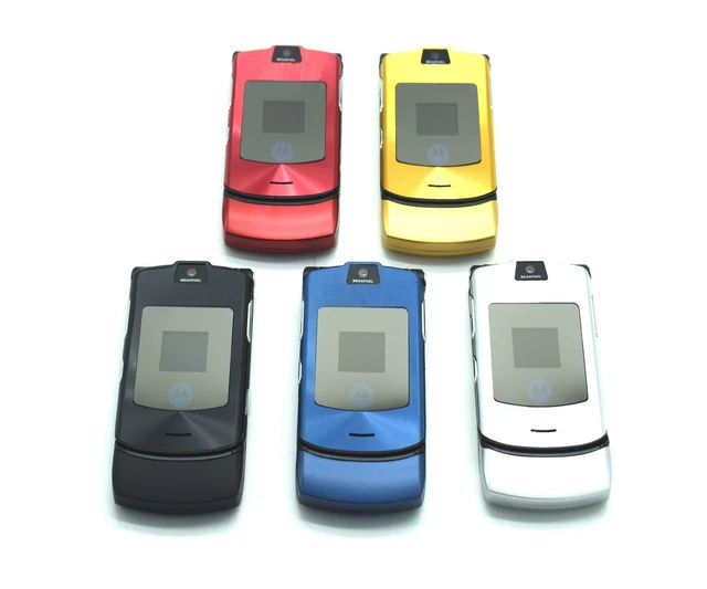 MOTOROLA V3I RAZR Sim Free Unlocked Bluetooth Flip Mobile Cell Phone £ ... MOTOROLA V3I RAZR Sim Free Unlocked Bluetooth Flip Mobile Cell Phone £ ...