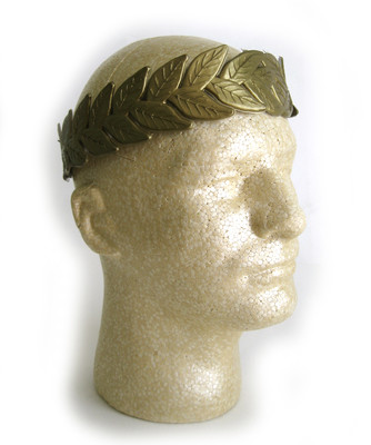 ROMAN GREEK LAUREL Leaf Gold Crown Julius Caesar Adult Halloween ...