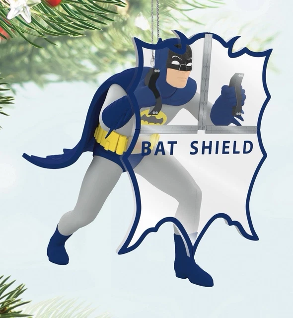 HALLMARK KEEPSAKE 2025 Behind the Bat shield Batman Ornament $24.86 ...