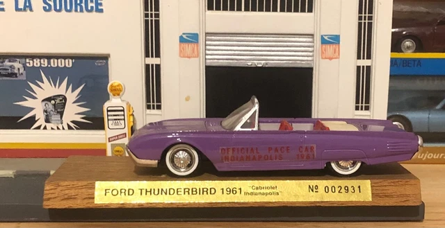 ANCIENNES FORD THUNDERBIRD 1961 Solido Cec Indianapolis 1/43 EUR 3,99 ...