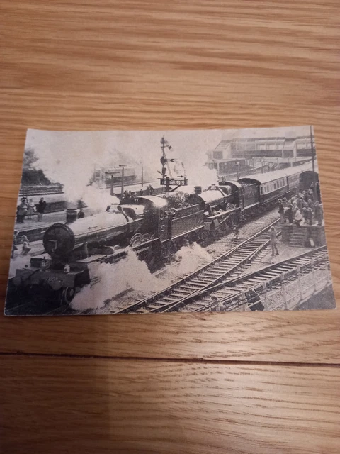 BRITISH RAIL STEAM Locomotive Photo - 7808 Piloting 6998 Leaving ...